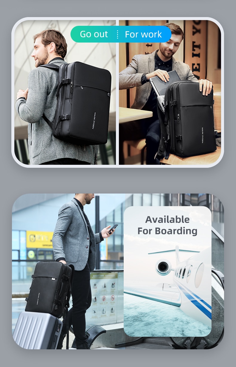 Mark Ryden Expandable Men Backpack – Timflint Global